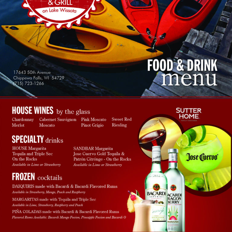 menu - SandBar & Grill